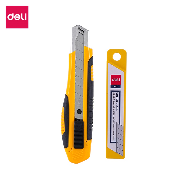 Deli 1Set Cutter with 8 Snap-off Blades Stainless Steel Portable Sewing ...