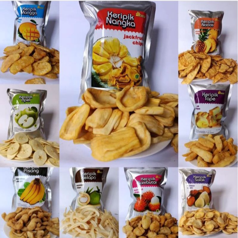 [READY Bjm] ORIGINAL fruit chips, typical of malang, many fruit ...