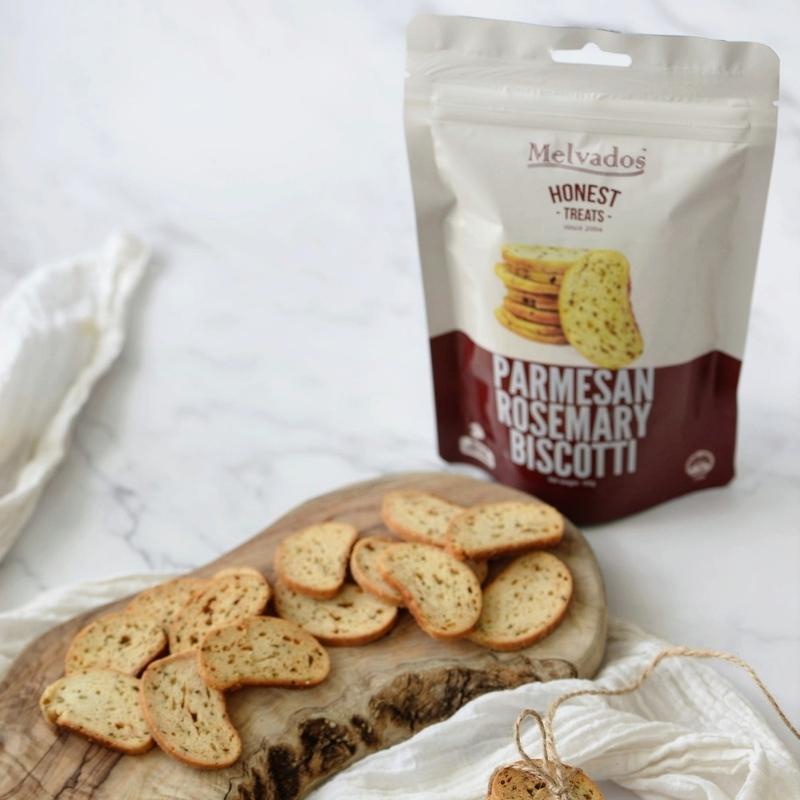 Melvados - Parmesan Rosemary Biscotti (Halal) | Shopee Singapore
