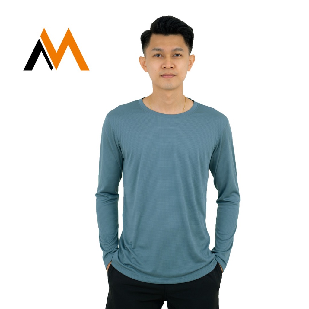 MILVUS M13026 Running Long Sleeve Shirt (Quick-Dry) | Shopee Singapore