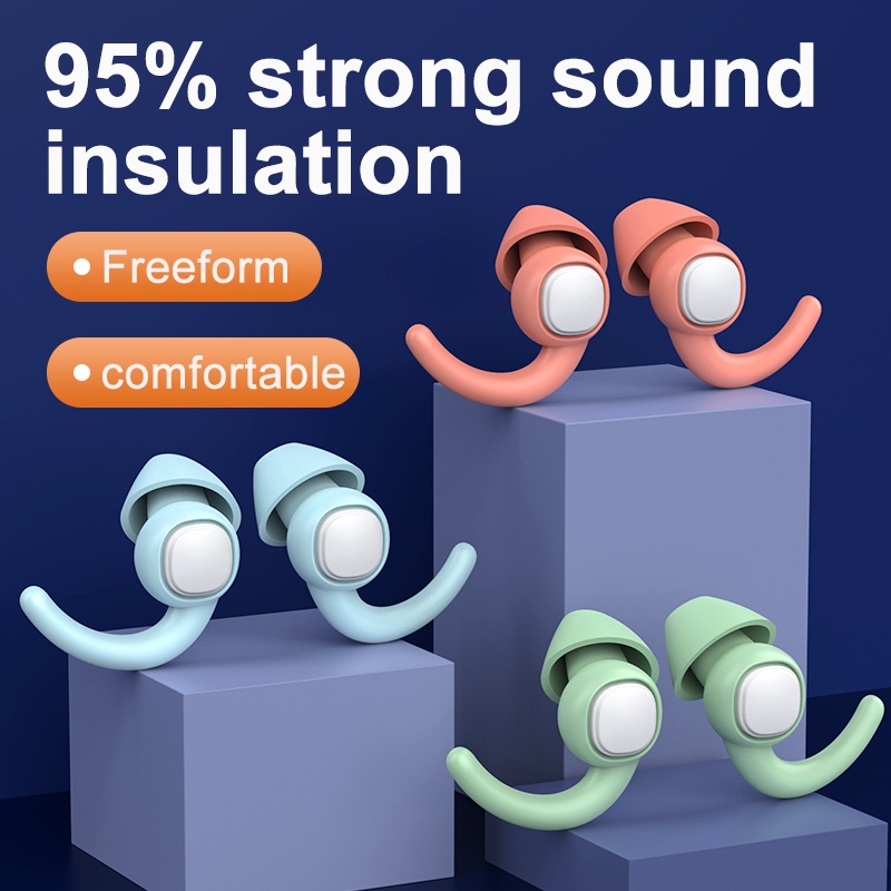 Ear Plugs for Sleeping Noise Cancelling, 36dB NRR Soft Silicone Sound ...