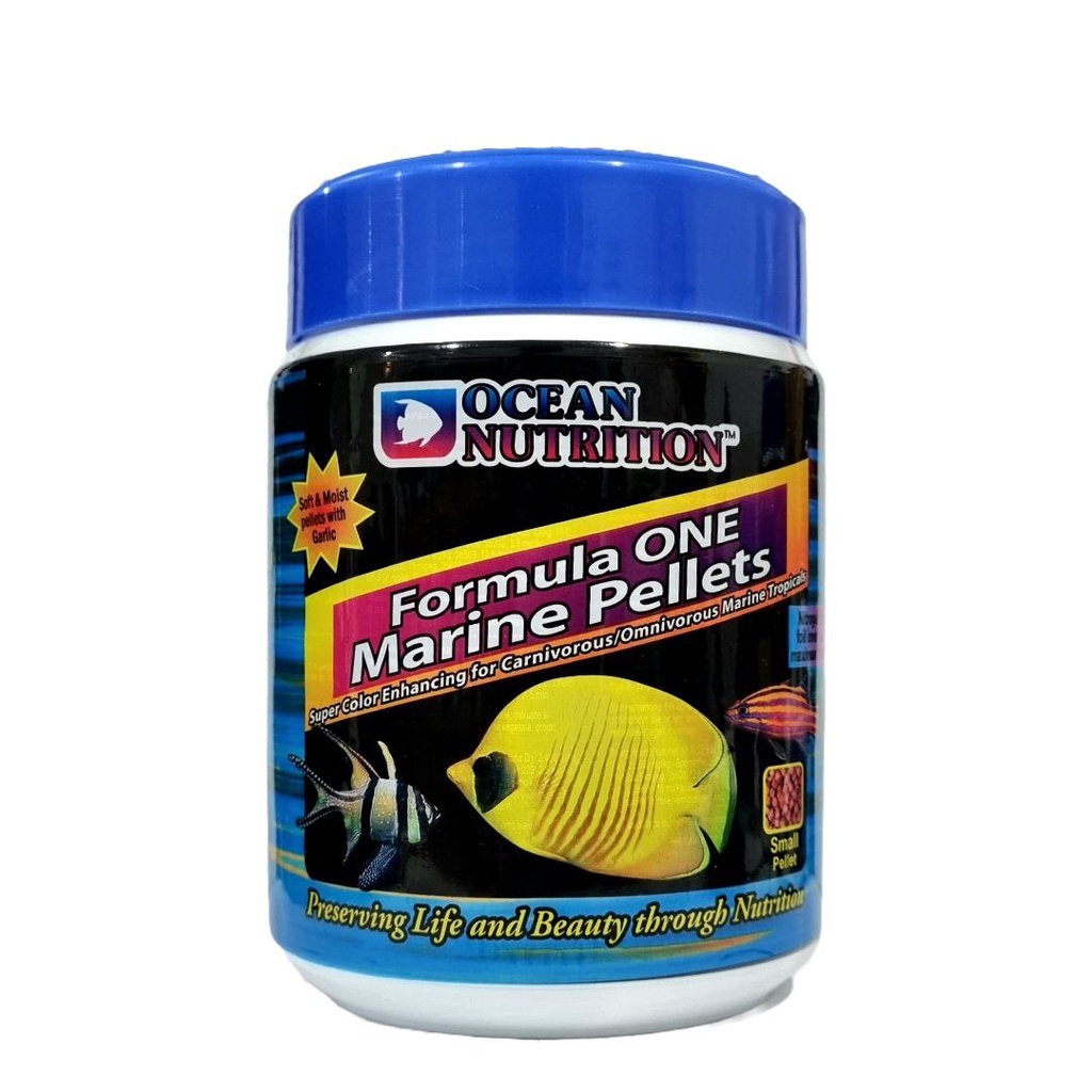 OCEAN NUTRITION FORMULA ONE MARINE PELLETS SMALL/MEDIUM (100g/200g/400g ...