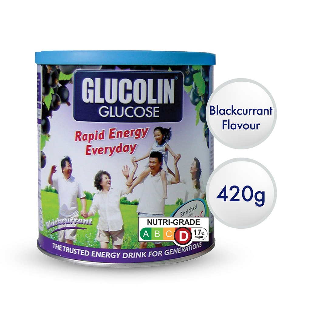 Glucolin Black Current Glucose 420G | Shopee Singapore