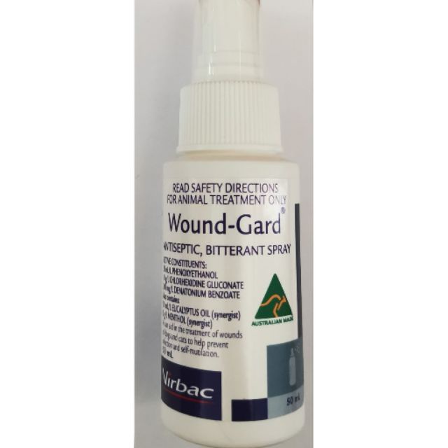 Virbac Wound-Gard Antiseptic Bitterant Spray 50ml | Shopee Singapore