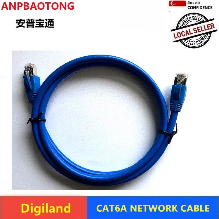 CAT6A Gigabit Ethernet LAN Network Patch Cable ( 5m up to 20m) SFTP ...