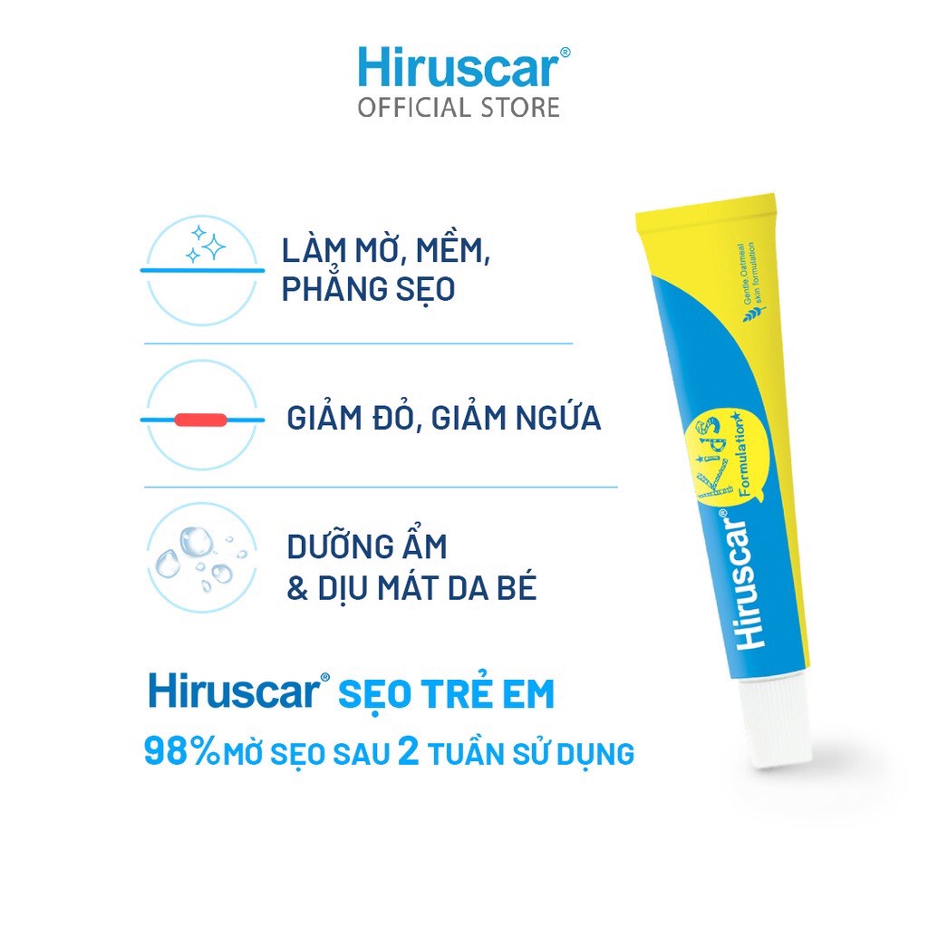 Hiruscar Kids scar and Itchy dark spots improve Gel 10g | Shopee Singapore