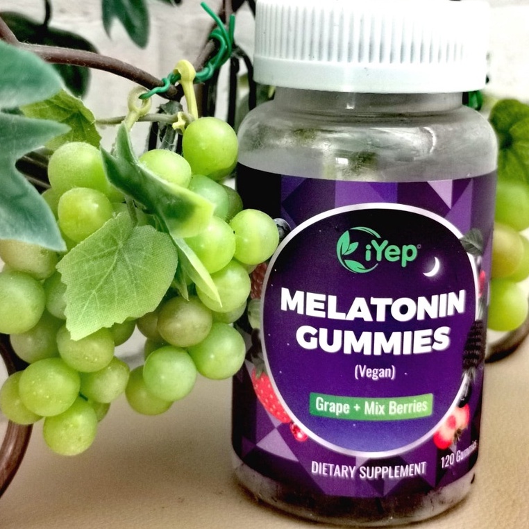 iYep® Melatonin Gummy Supplements- For Healthy Sleep Cycle, Chewable ...