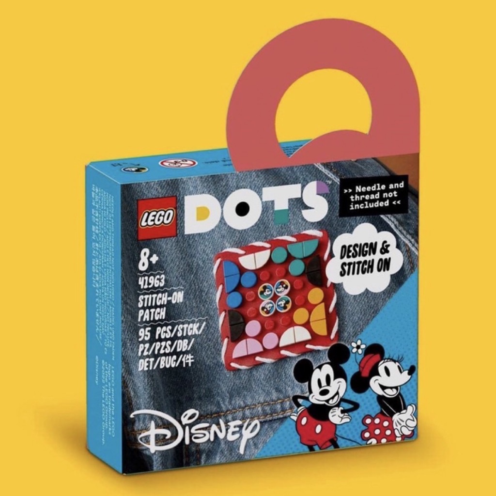 [SG SALE] LEGO DOTS 41963 Mickey Mouse & Minnie Mouse Stitch-on Pa (95 ...