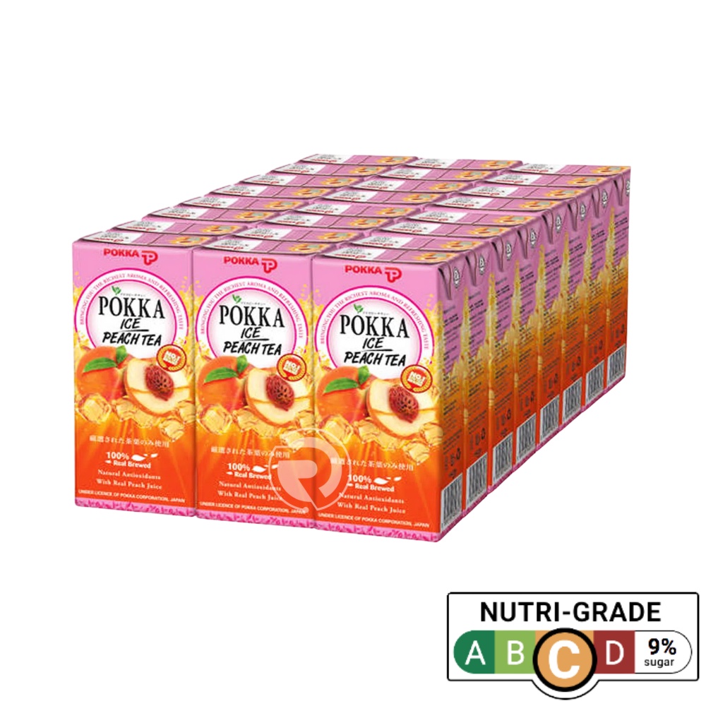 Pokka Peach Tea Packet (250ml x 24 Packets) | Shopee Singapore