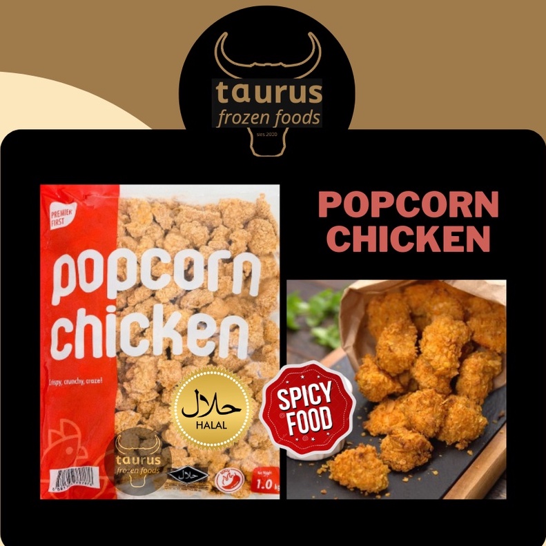 [Taurus] Popcorn Chicken (Spicy) 1kg Halal | Shopee Singapore