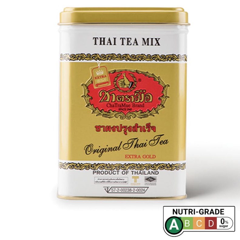 Cha Tra Mue Extra Gold Tin 50 Bag 125g ( Vanilla Flav) [Thailand ...