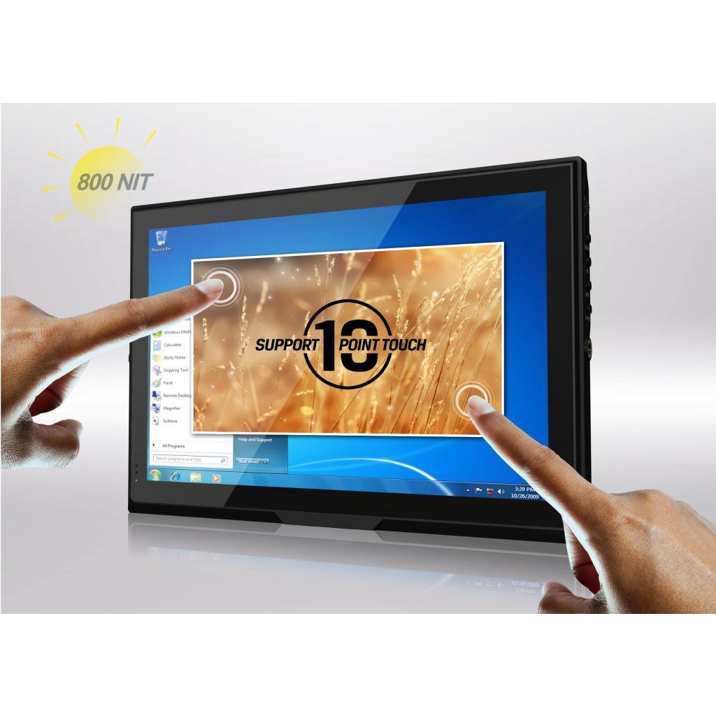 10.1" Sunlight Readable Display with PCT Touch Screen (Model: SLR-101T ...