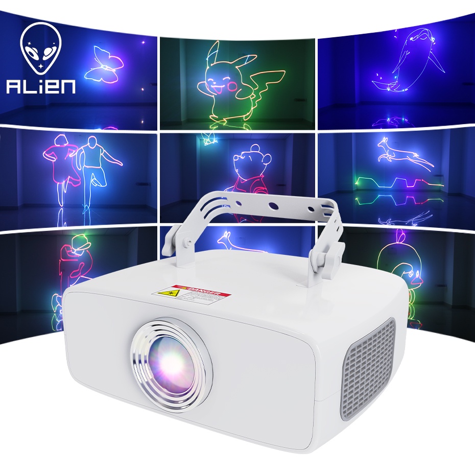 ALIEN DJ Disco 2W RGB Animation Beam Scanner Stage Laser Light ...