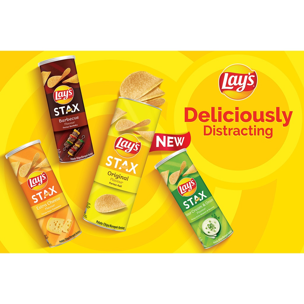Stax Lays Packaging Lay's Stax Potato Chips Original | NTUC