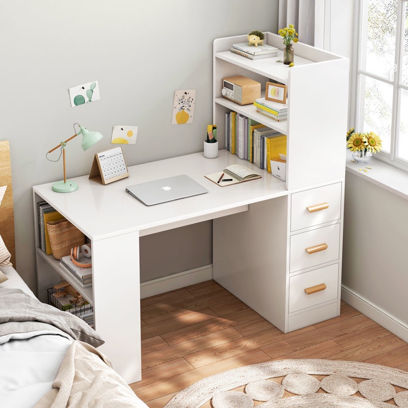 Corner Bookshelf Desk CombinationMiddleSchool Student Learning Writing ...