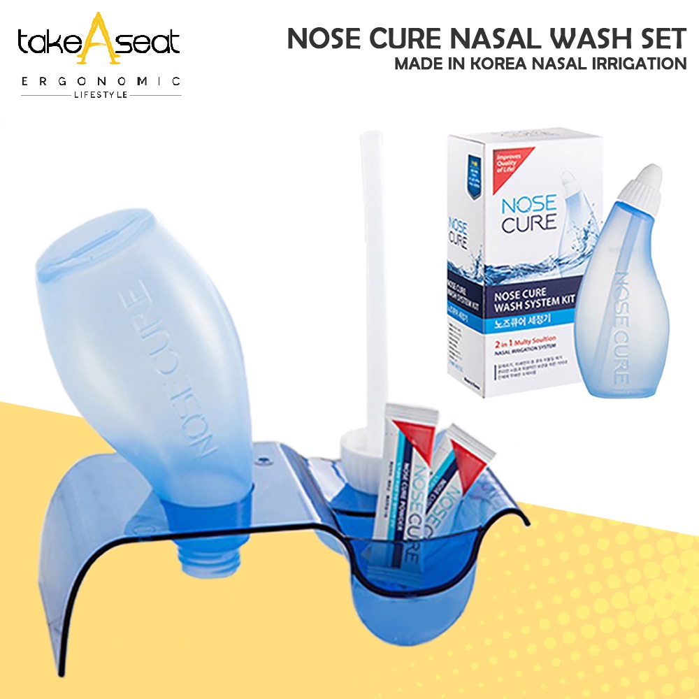 Nose Cure Sinus Nasal Wash Set ★ Clear Your Sinus ★ Nasal Irrigation ...