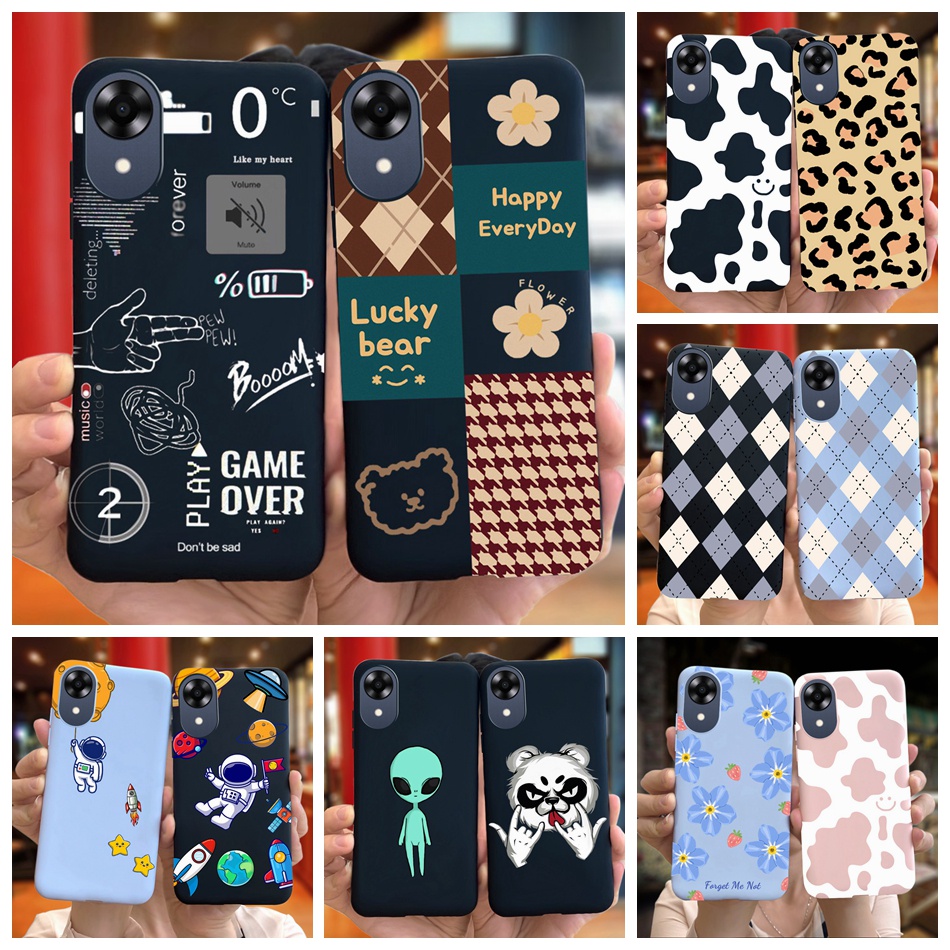 OPPO A17k (CPH2471) Cute Cartoon Jelly Phone Casing OppoA17k A 17k 4G ...