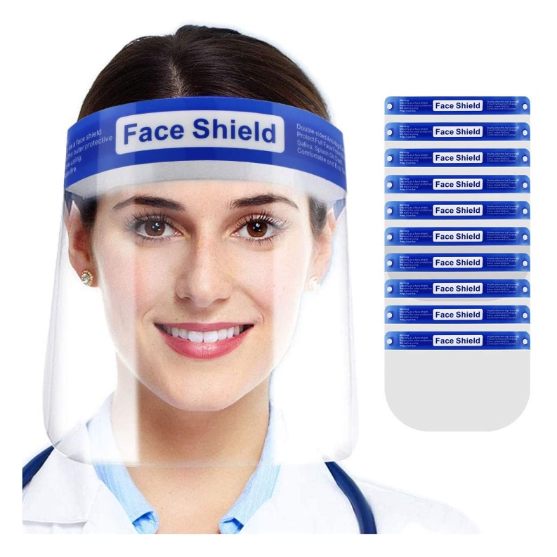 (LOCAL)Face shield adult + foodgrade plastic shield with soft foam ...
