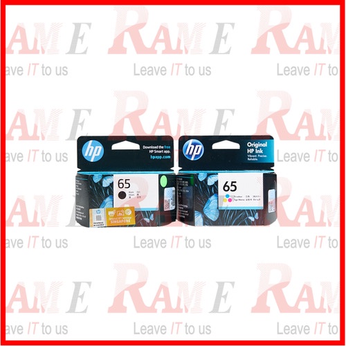 [ORIGINAL] HP 65 / 65XL Black Tri-color Ink Cartridge | Shopee Singapore