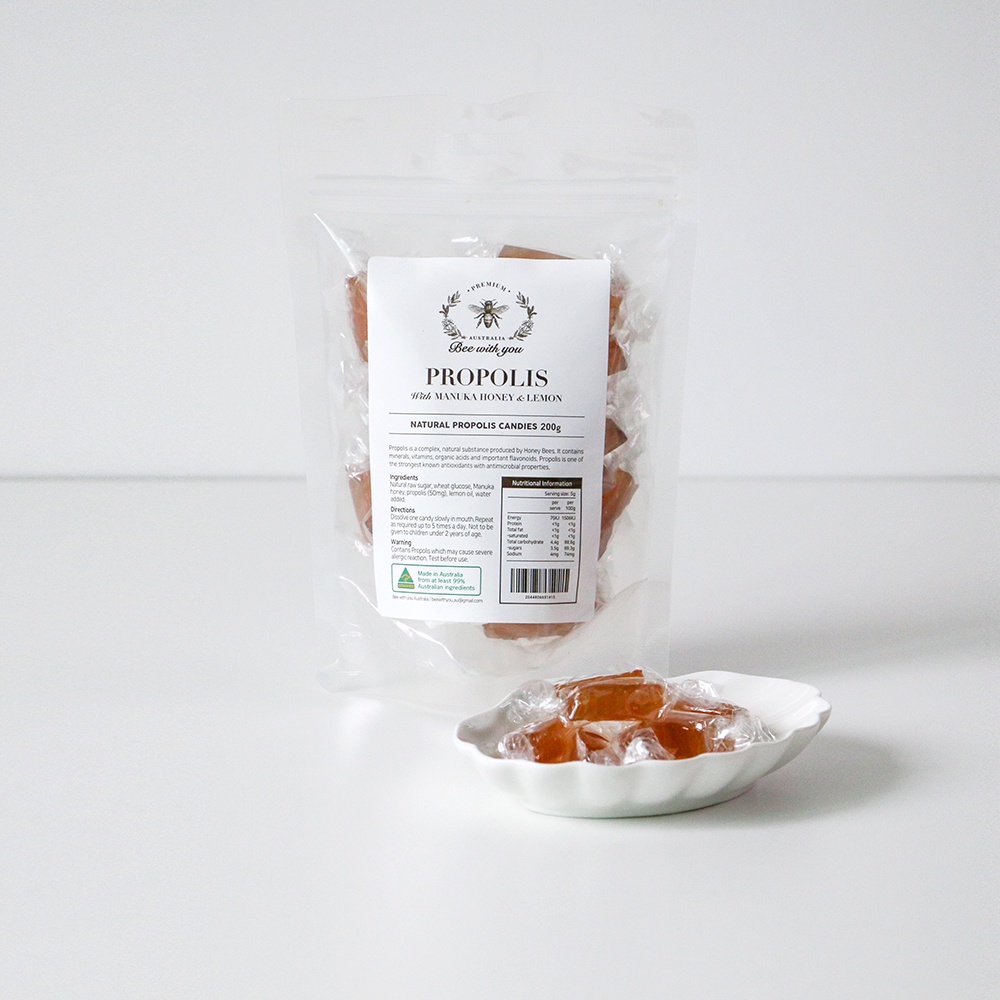 [BEE WITH YOU] Propolis manuka honey mgo 300+ candy from australia ...