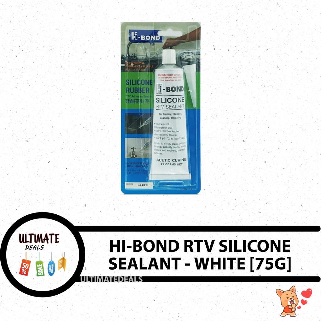 Hi Bond Silicone RTV Sealant - White | Shopee Singapore