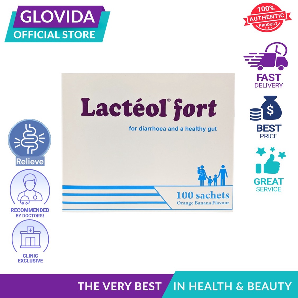 Lacteol Fort Probiotics Sachet 100's | Exp: Dec-2026 | Glovida | Shopee ...