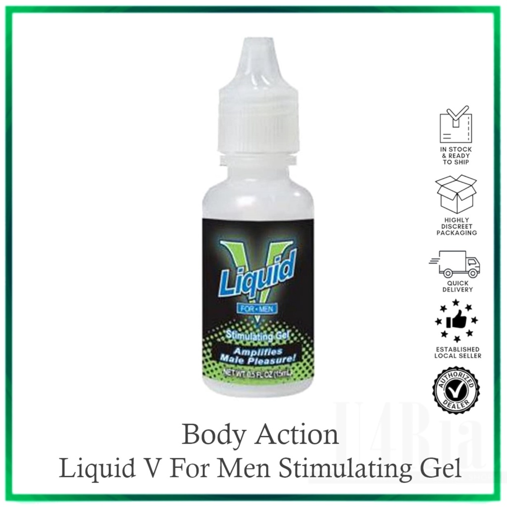 Body Action Liquid V For Men Stimulating Gel 15 ml 0.5 oz | Shopee ...