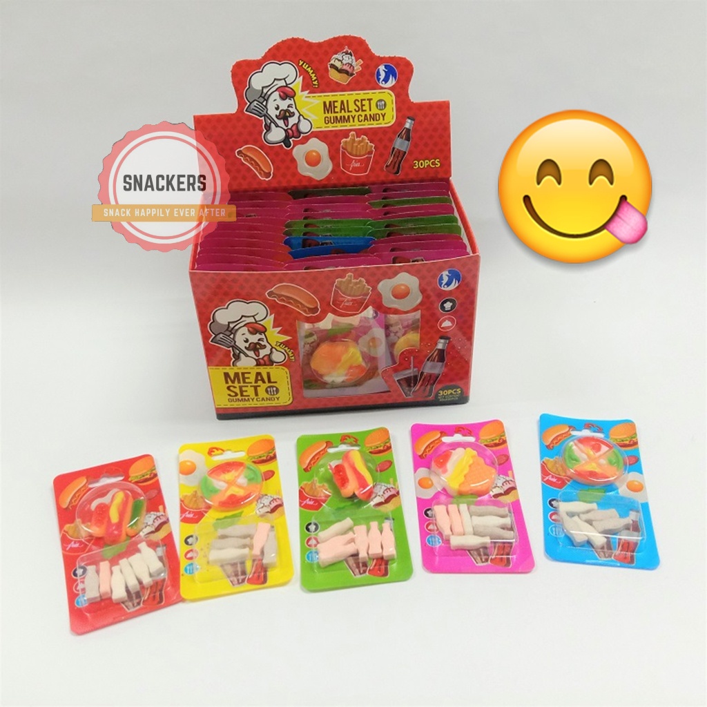 Seahorse 30Pcs Gummy Meal Set Gummy Candy Gummy Candy (±8g x 30Pcs ...