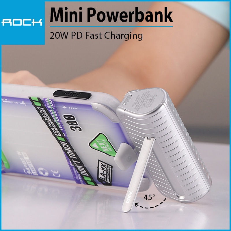 Rock P85/P86 Fast Charging PD 20W Mini Power Bank 4800mAh for iPhone ...