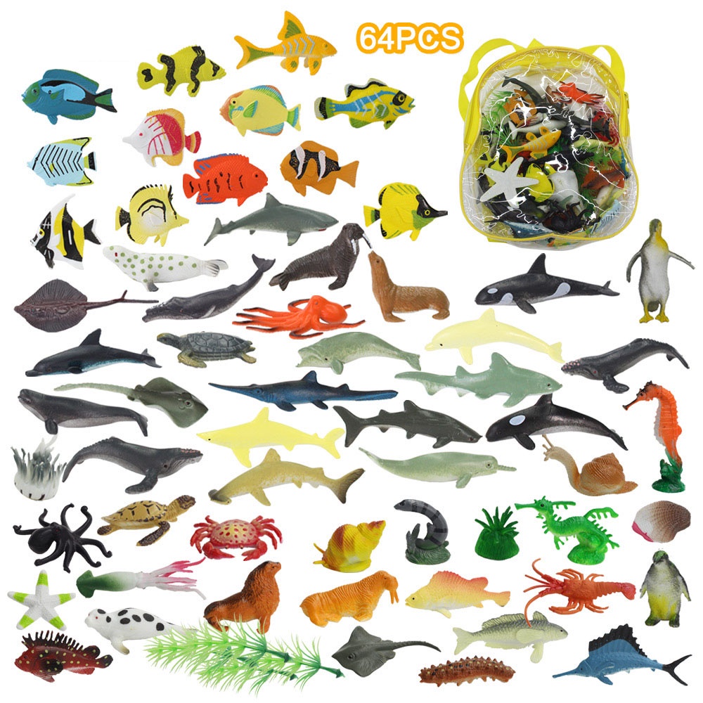 [Cute and Funny] Animal Model Toy Set High Quality Wildlife World ...