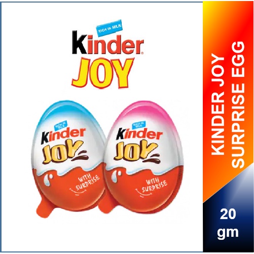 Kinder Joy Chocolate Egg with surprise - Pink/ Blue Edition 20g ...