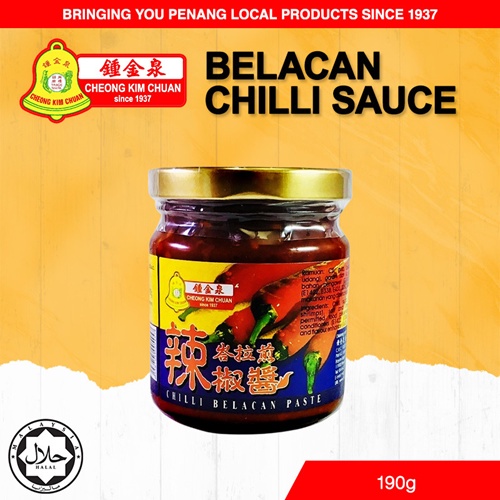Cheong Kim Chuan Belacan Chilli Sauce 190g | Shopee Singapore