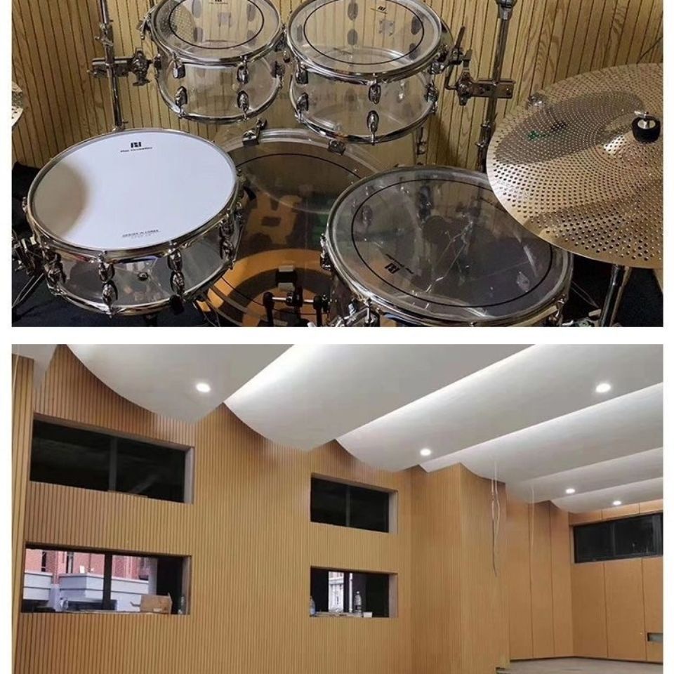 Acoustic Panel Ecological Wood Bamboo Fiber Sound Insulation Board Wall ...