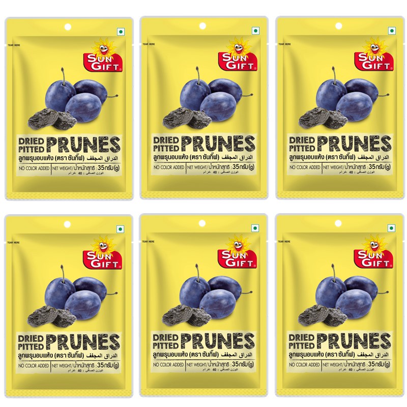 Tong Garden Sungift Dried Fruits Mini Pack - Dried Pitted Prunes 35g ...