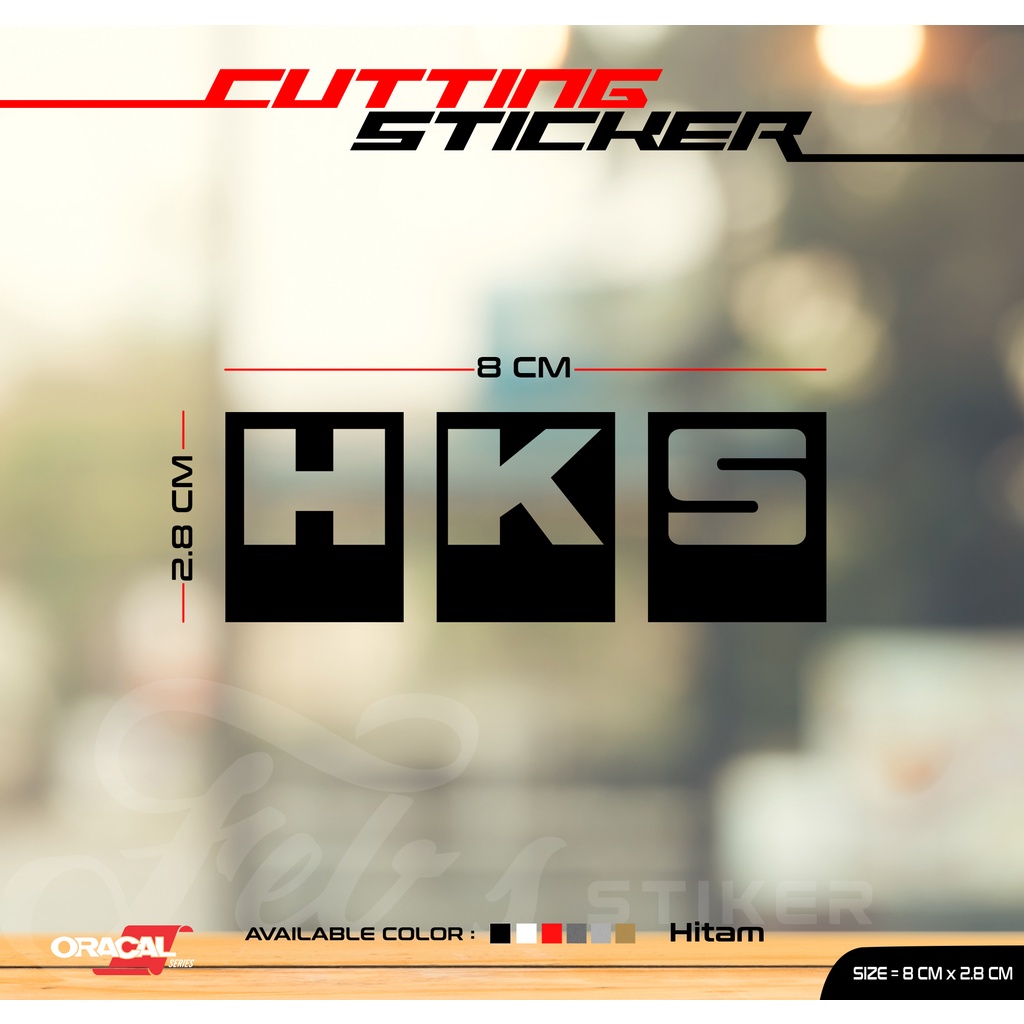 Cutting Sticker HKS logo | Hks Logo Cutting Sticker | Shopee Singapore