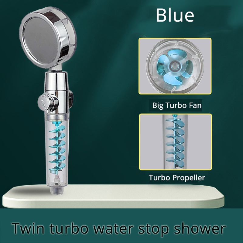 Turbocharged Shower Head 3 Mode High Pressure Adjustable Filtering ...