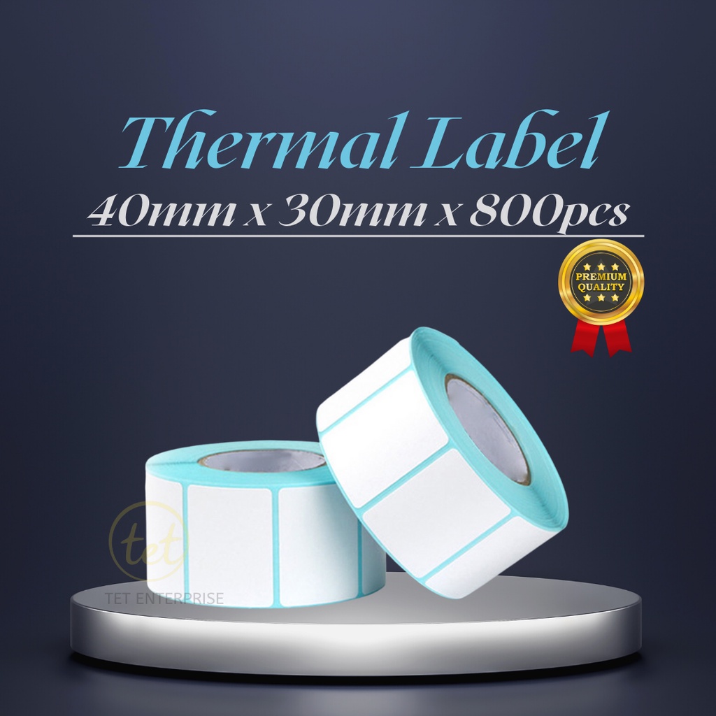 [WHOLESALE] Thermal Label Roll / Thermal Sticker Roll / Thermal Paper ...