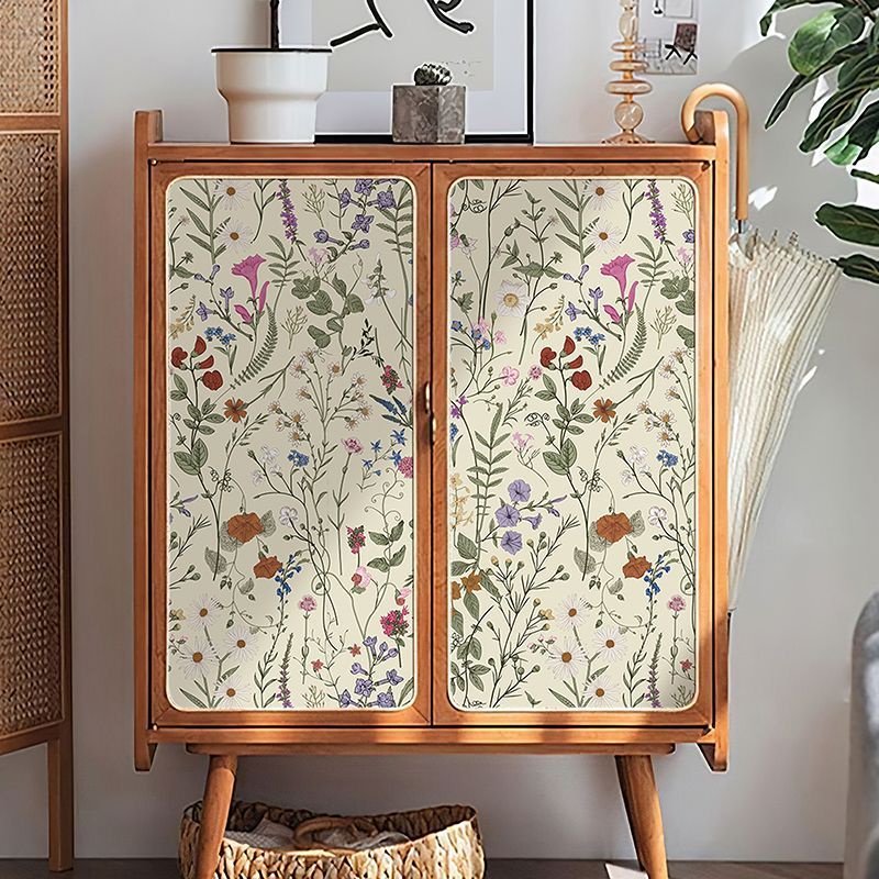 Floral Wallpaper for Cabinets Peel and Stick Wallpaper, Modern ...
