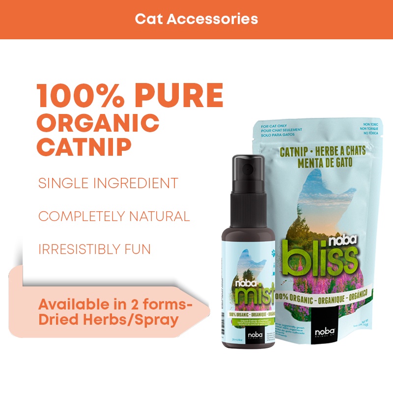 Noba Natural Catnip - Dried Powder and Liquid Spray for Cats | Shopee ...