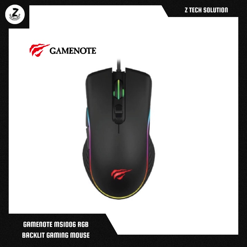 GAMENOTE MS1006 3200DPI RGB Backlit Gaming Mouse | Shopee Singapore
