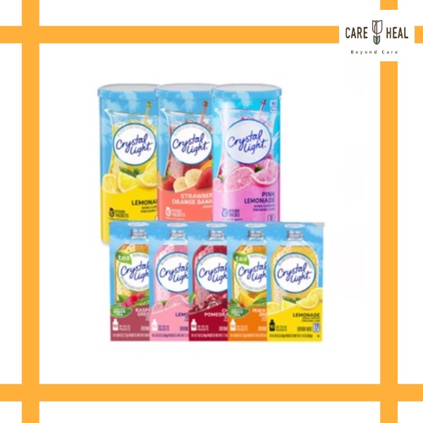 Korea Crystal Light Pitcher Packs (13.7g X 6P) 3 flavors / On The Go (3 ...