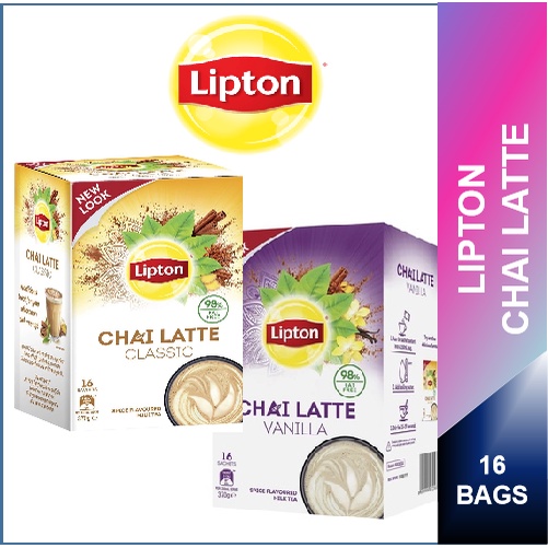 Lipton Chai Latte Classic / Vanilla, 16 Sachets | Shopee Singapore
