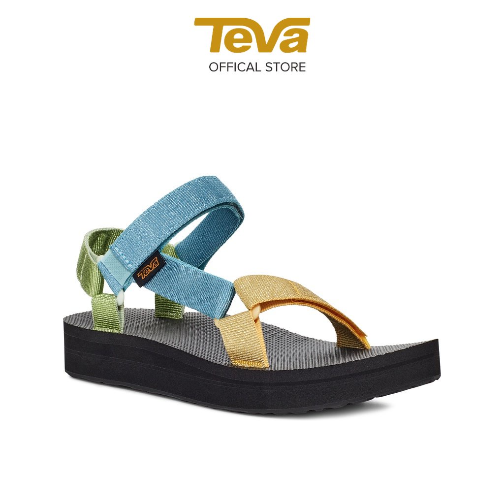 Teva Women's Midform Universal Sandal - Metallic Blue Multi (1090969 ...