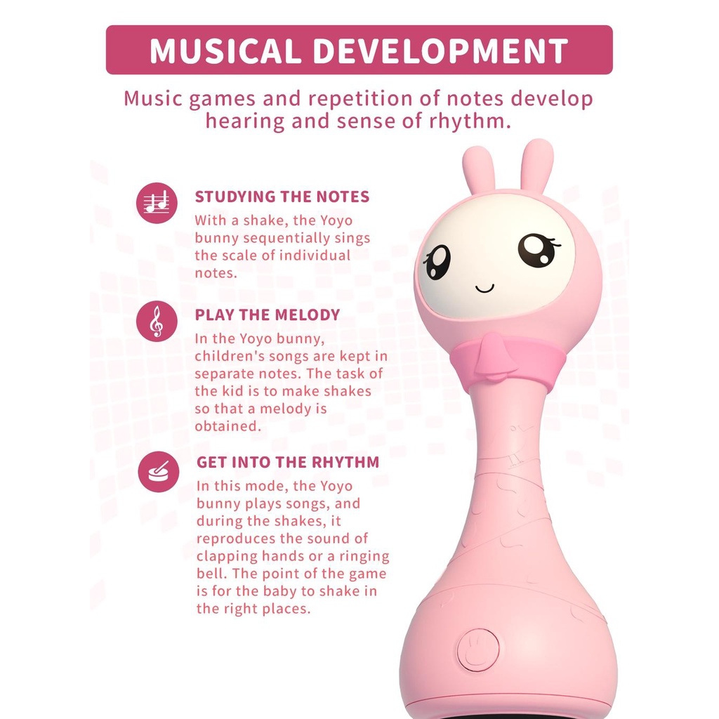 Alilo YoYo Baby Smart Rattle Lullaby Songs Speaker lullaby Toddler ...