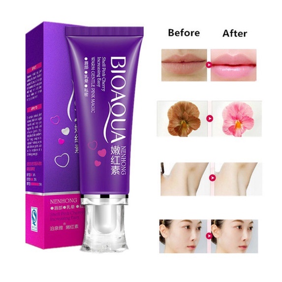 BIOAQUA Intimate Area Body Whitening Cream Bikini Line Underarms Lips ...