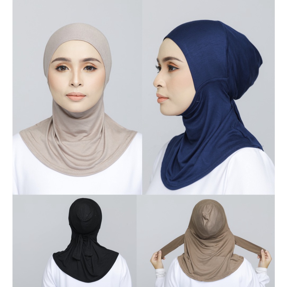 Anak Tudung Adjustable Inner Neck Tie Back Tudung Inner Hijab Inner ...