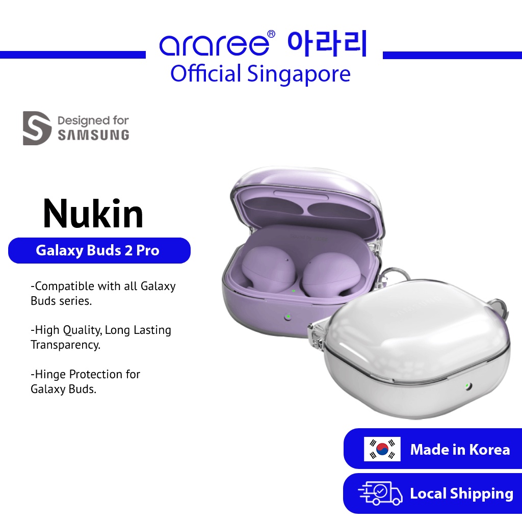 [Official Araree SG] Samsung Galaxy Buds 2 Pro NUKIN Hinge Protection ...