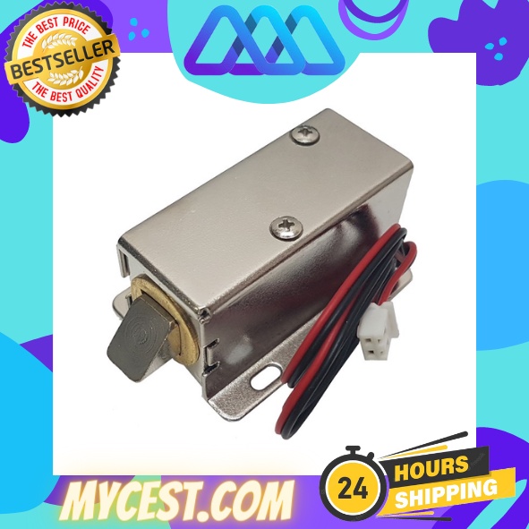 12VDC Solenoid Door Lock for Arduino IoT DIY Project2VDC Solenoid Door ...