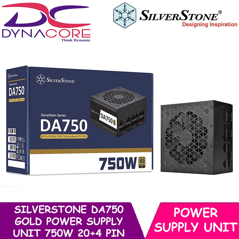 DYNACORE - Silverstone DA750 Gold power supply unit 750W 20+4 pin ATX ...