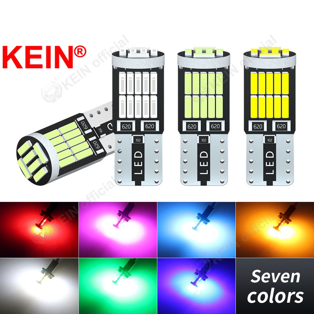 KEIN 2PCS T10 Led Bulb W5W Dome Light Peanut Bulb Car Interior Indicator Signal Door Parking ...
